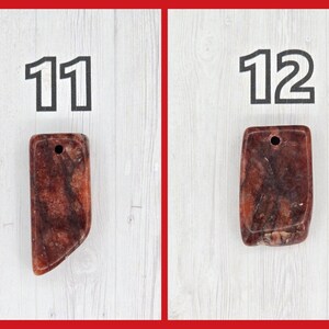 Canadian Red Healer Quartz Polished Pendant Necklaces With Cord of Your ...