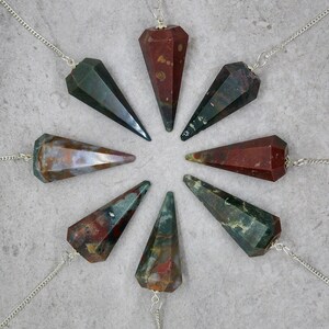 Bloodstone Pendulum and Boards for Dowsing and Divination - Etsy