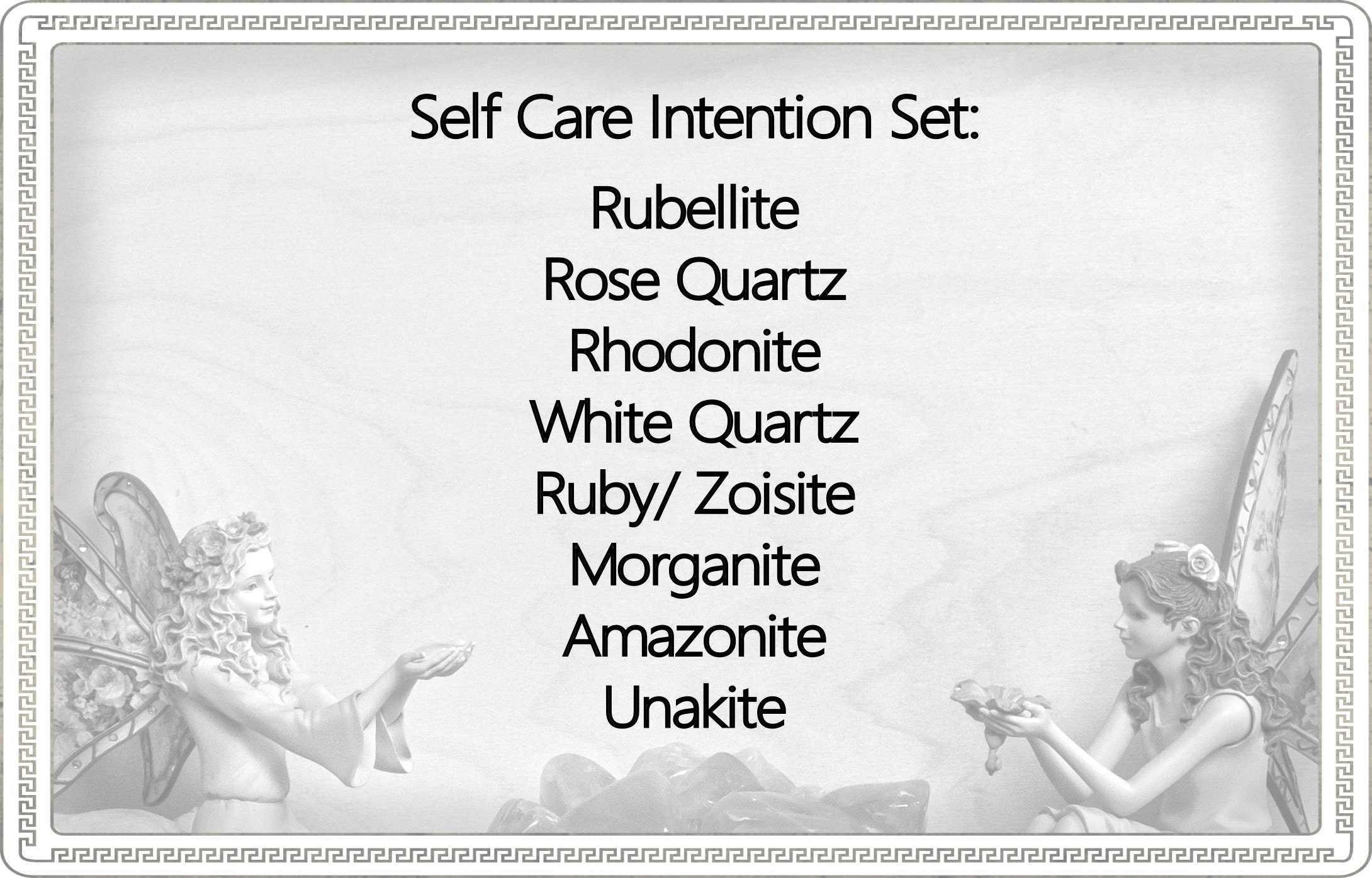 Self Care Intention Crystal Set | Etsy