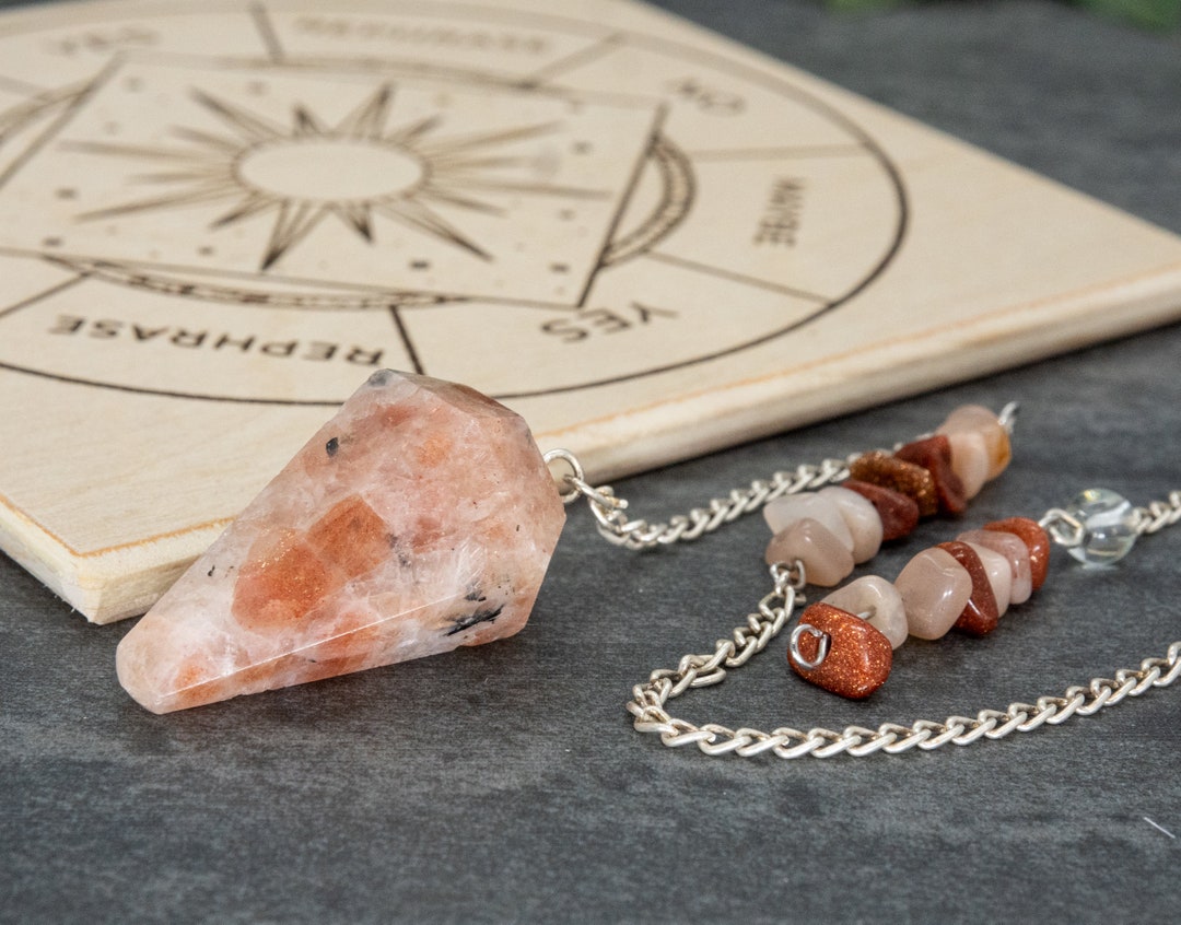 Sunstone Pendulum and Boards for Dowsing and Divination - Etsy