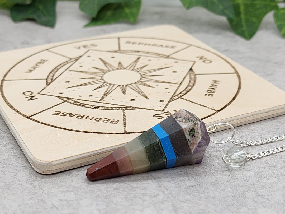 Chakra Pendulum and Boards for Dowsing and Divination - Etsy