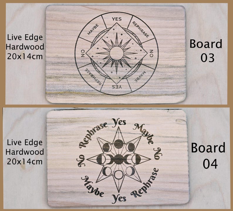 Selenite/ Satin Spar Pendulum and Boards for Dowsing and Divination ...