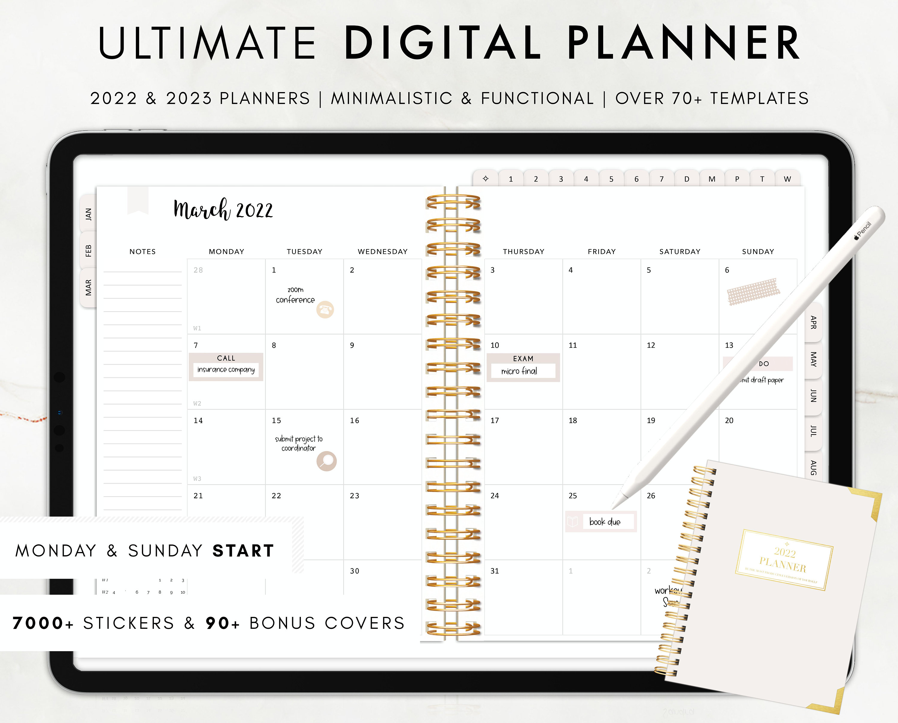 2022 2023 Digital Planner Dated Digital Planner Goodnotes Planner 2022-2023-digital-planner-dated-digital-planner-goodnotes-planner