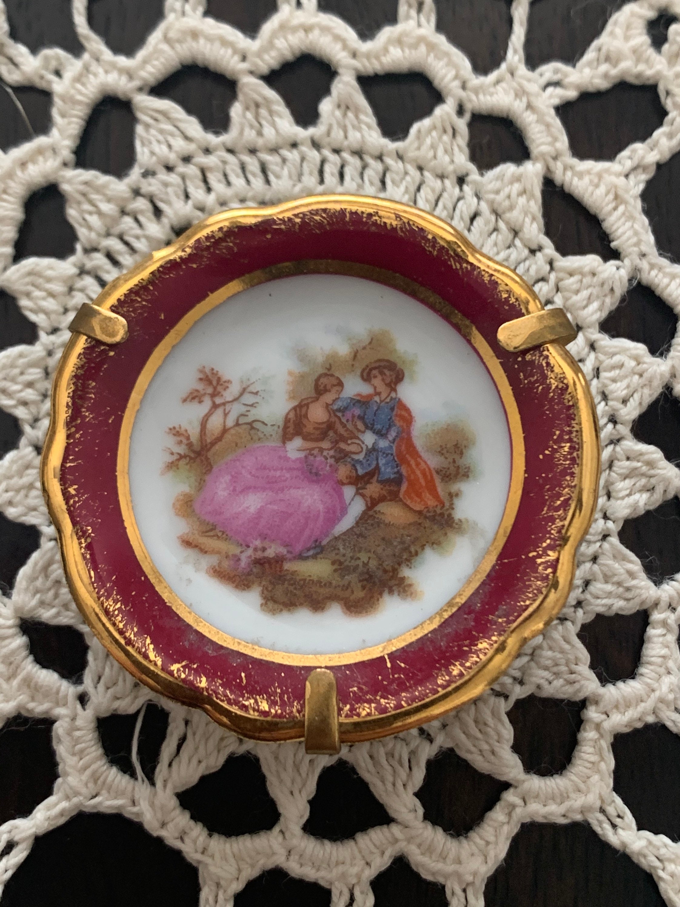 Limoges Castel Mini Plate Circa 1940s | Etsy