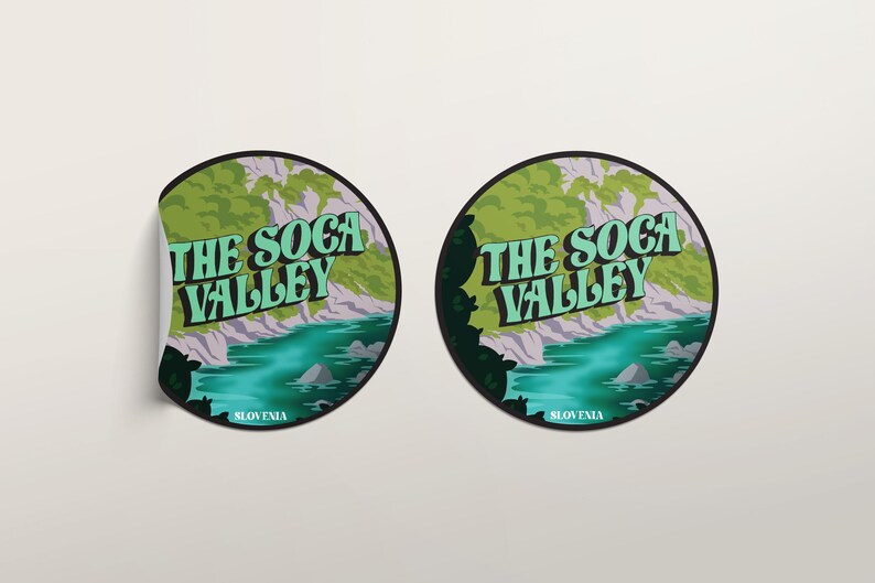 SOCA VALLEY • Printable Art • Digital Download • Landmark Illustration ...