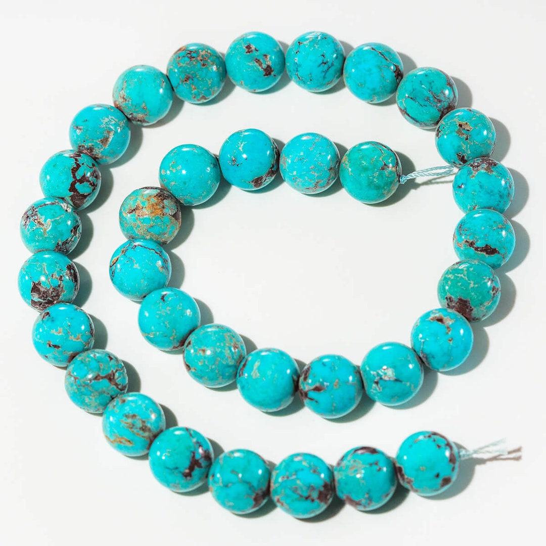 Turquoise (china) 12mm Rounds Ctr12g - Etsy