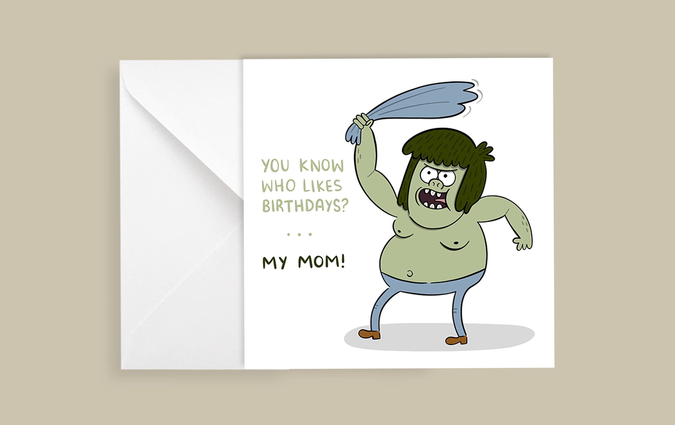 Regular Show Birthday Cards