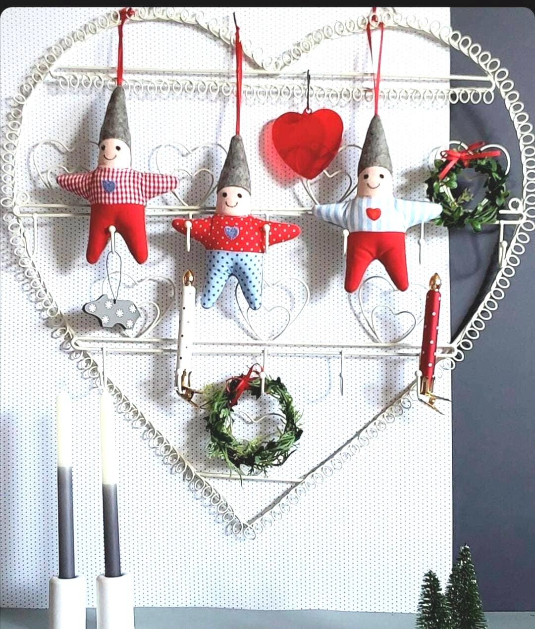 Christmas: 2x Star Gnomes 13x18 and 10x10 - Etsy