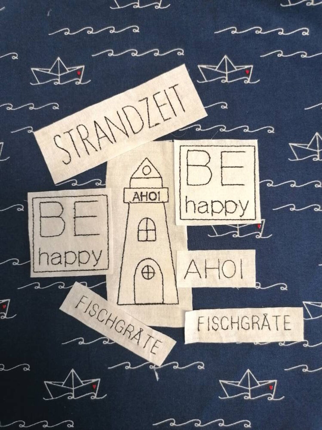 Embroidery File Maritime Lettering Lighthouse - Etsy