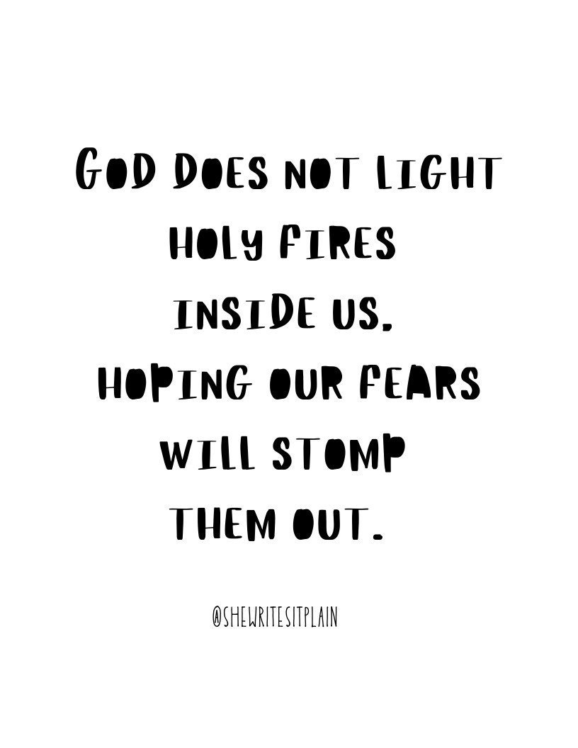 Holy Fires God Holy Spirit Fire Print Quote - Etsy