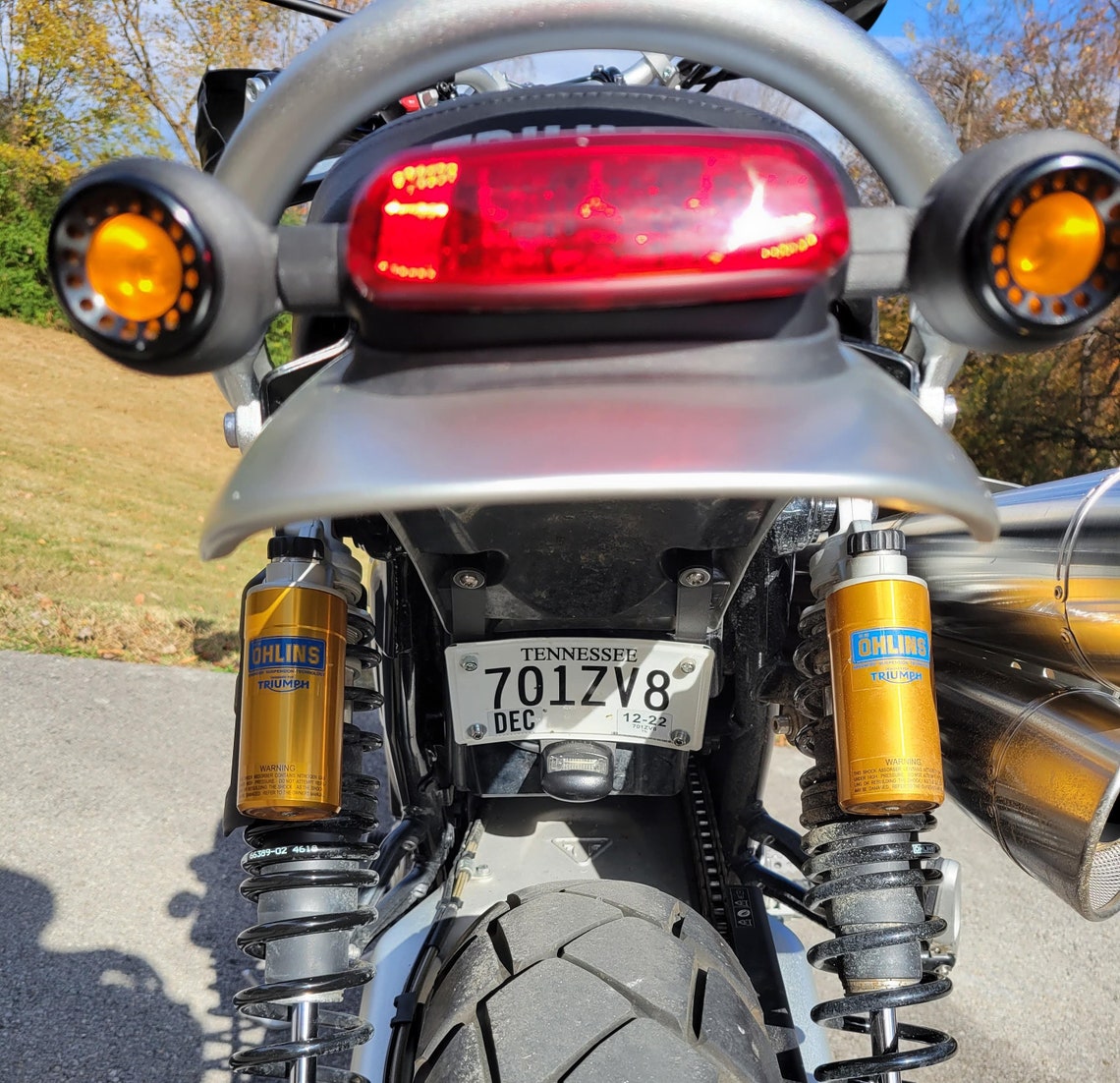 Triumph Scrambler 1200 XE XC Tail Tidy - Etsy