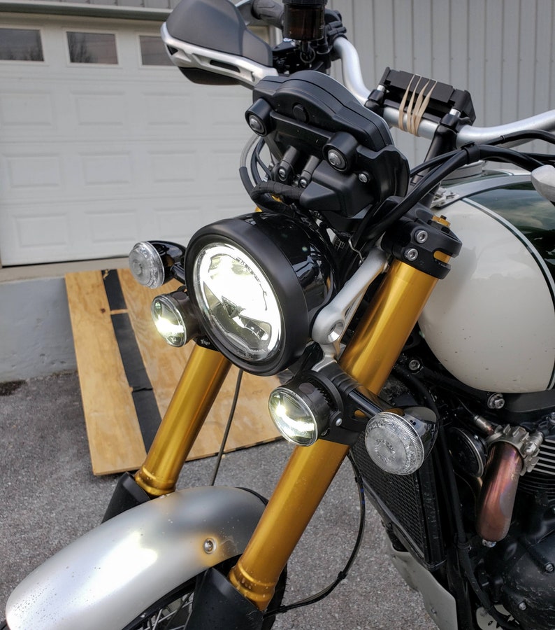 Triumph Scrambler XE XC LED Fog Lights Driving Lights - Etsy