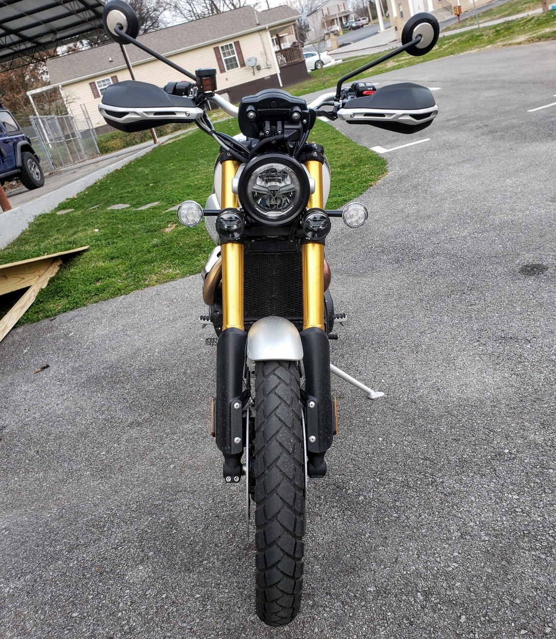 Triumph Scrambler XE XC LED Fog Lights Driving Lights - Etsy