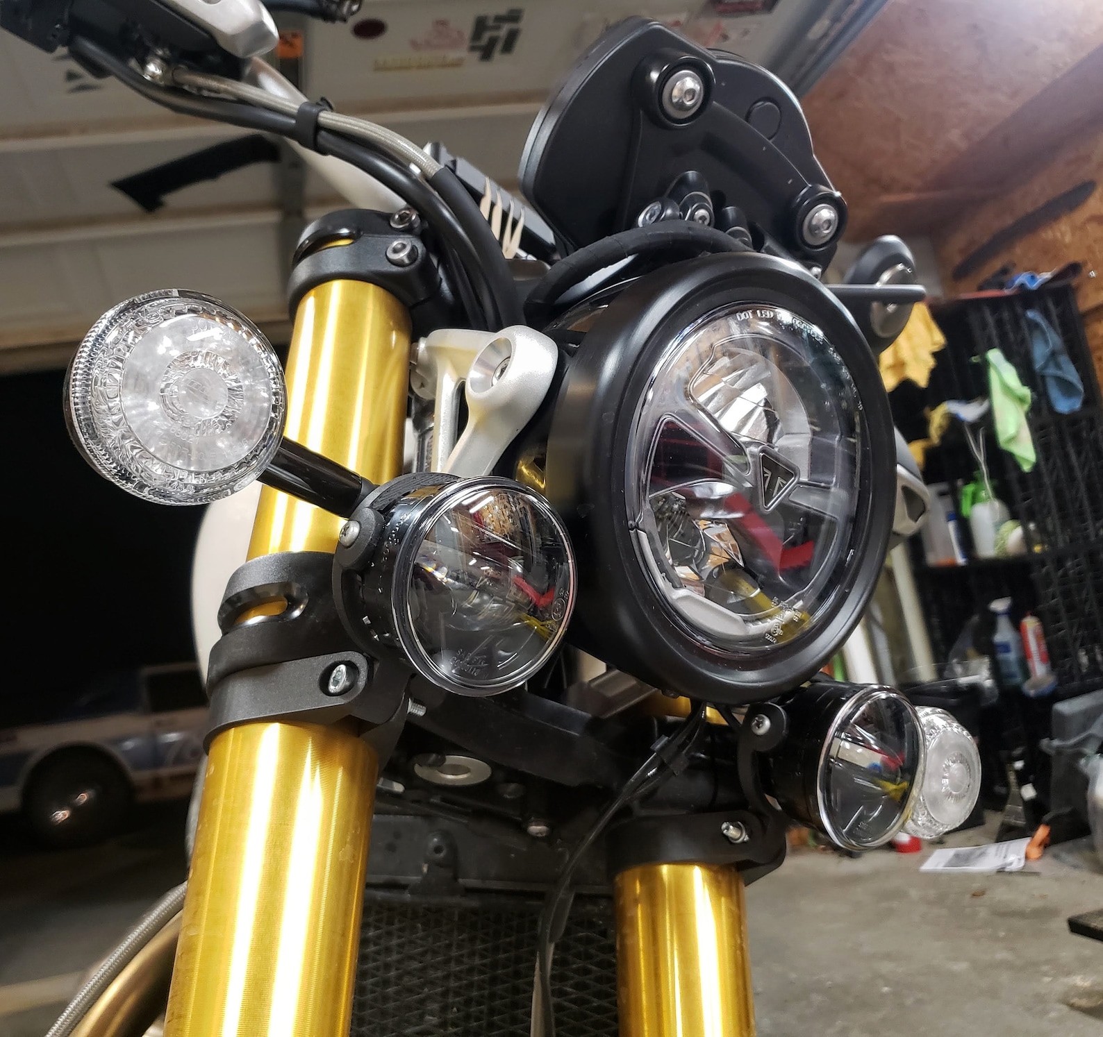 Triumph Scrambler XE XC LED Fog Lights Driving Lights - Etsy