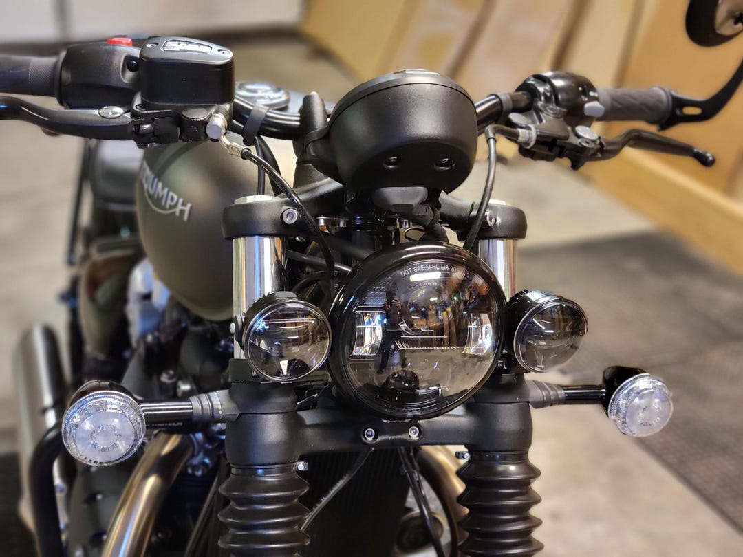 Triumph Bobber LED Aux Lights Driving Lights - Etsy