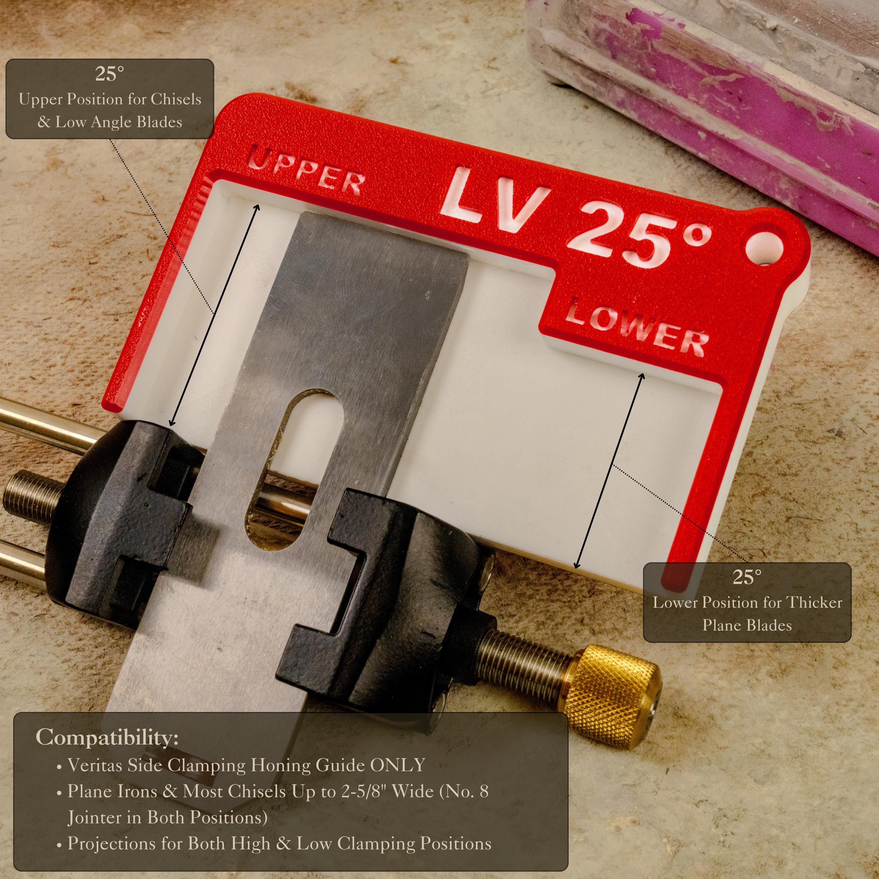 Angle Setup Block for Lee Valley Veritas Side Clamping Honing Guide - Etsy