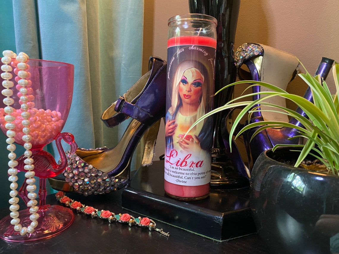 LIBRA: Divine Guardian Angel Prayer Candle - Etsy