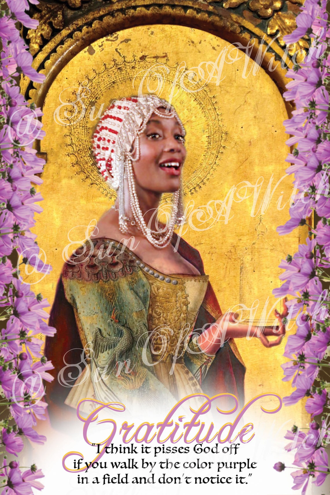 The Color Purple Prayer Candle Set of 3 | Etsy