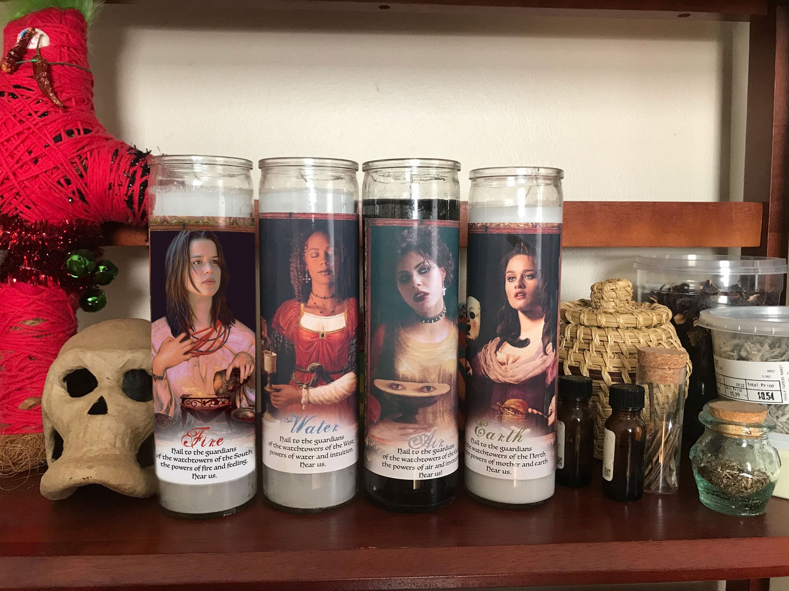 The Craft Coven Prayer Candles - Set of 4 - Etsy