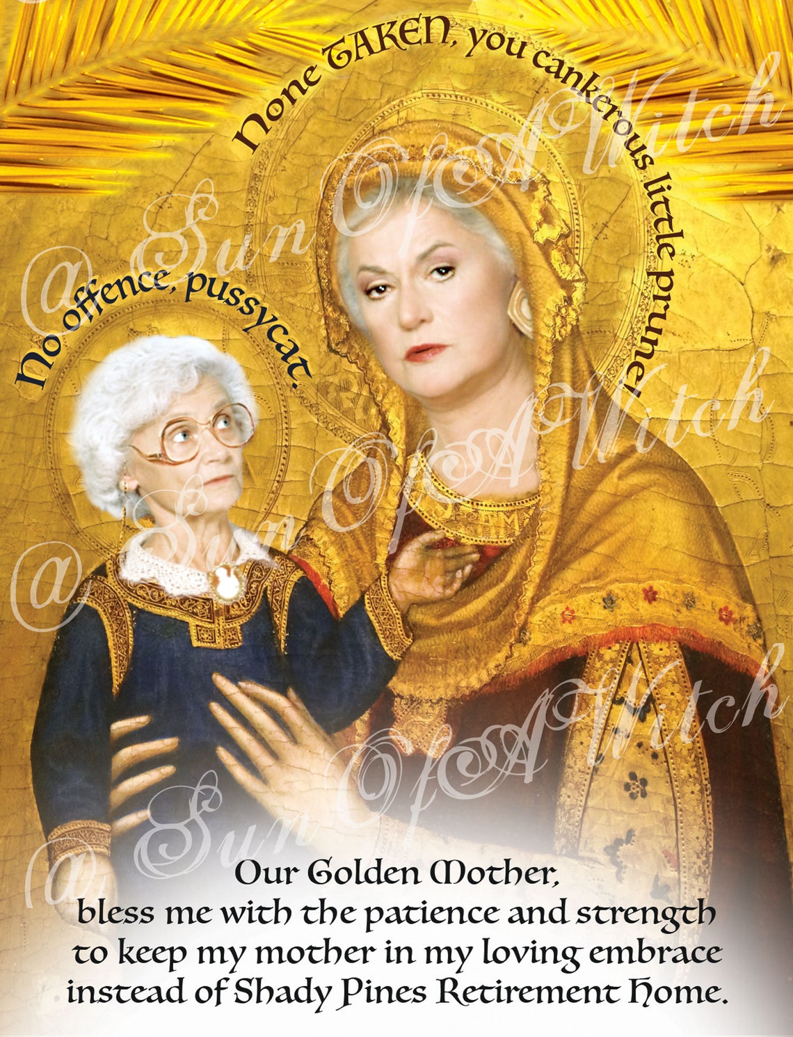 Golden Girls Mother Prayer Candle | Etsy