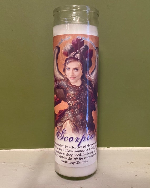 SCORPIO: Brittany Murphy Guardian Angel Candle | Etsy