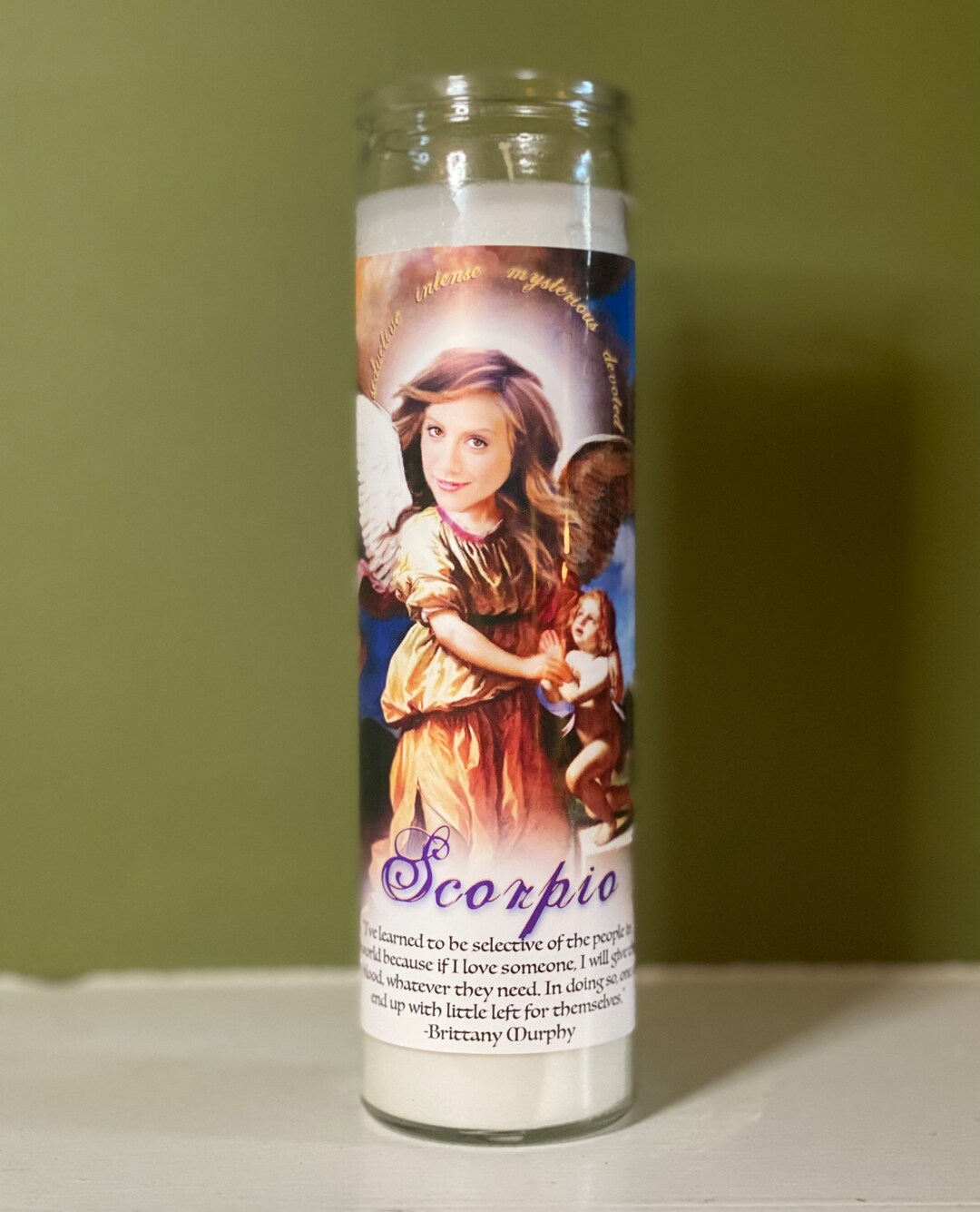 SCORPIO: Brittany Murphy Guardian Angel Candle - Etsy