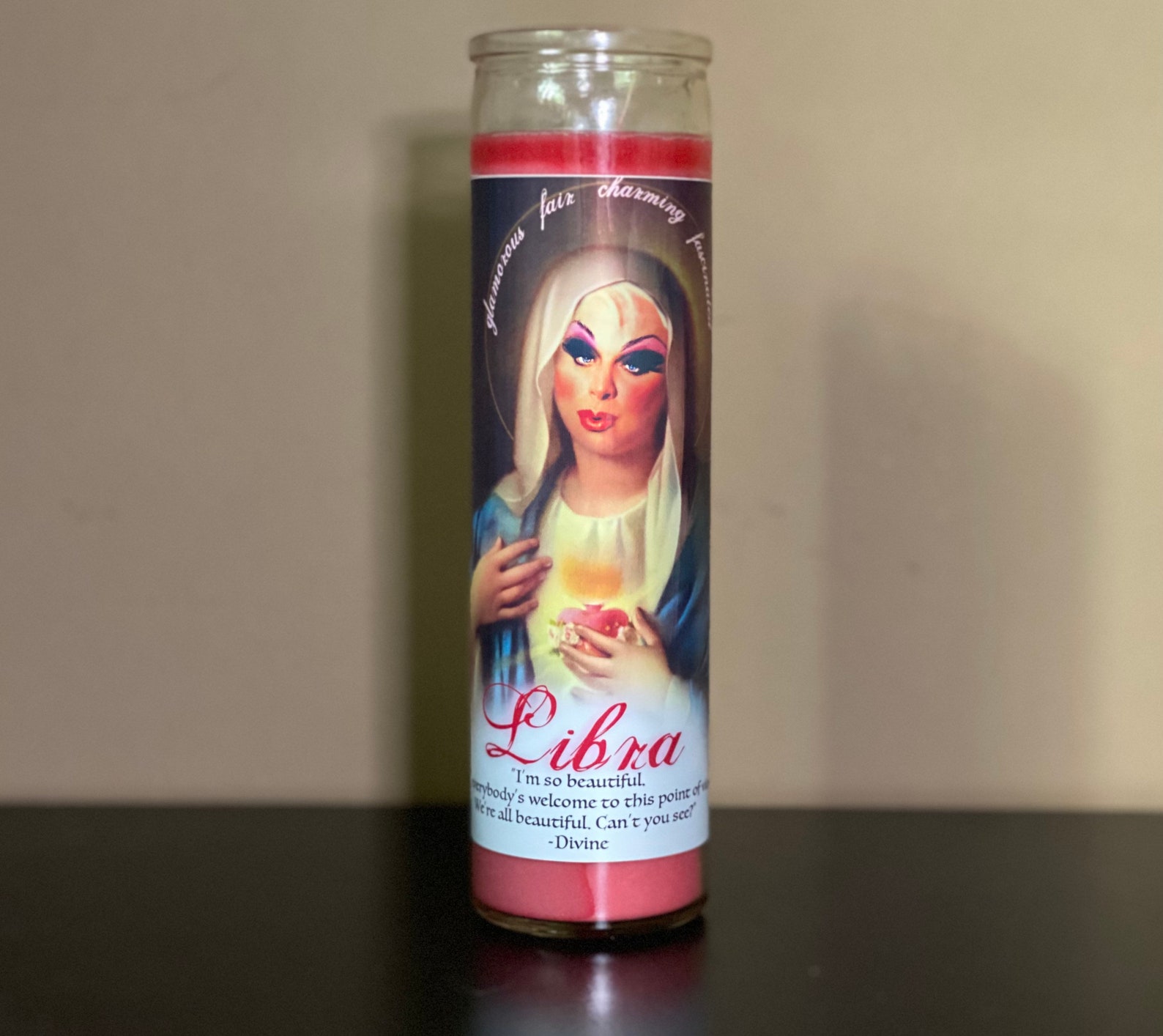 LIBRA: Divine Guardian Angel Prayer Candle - Etsy