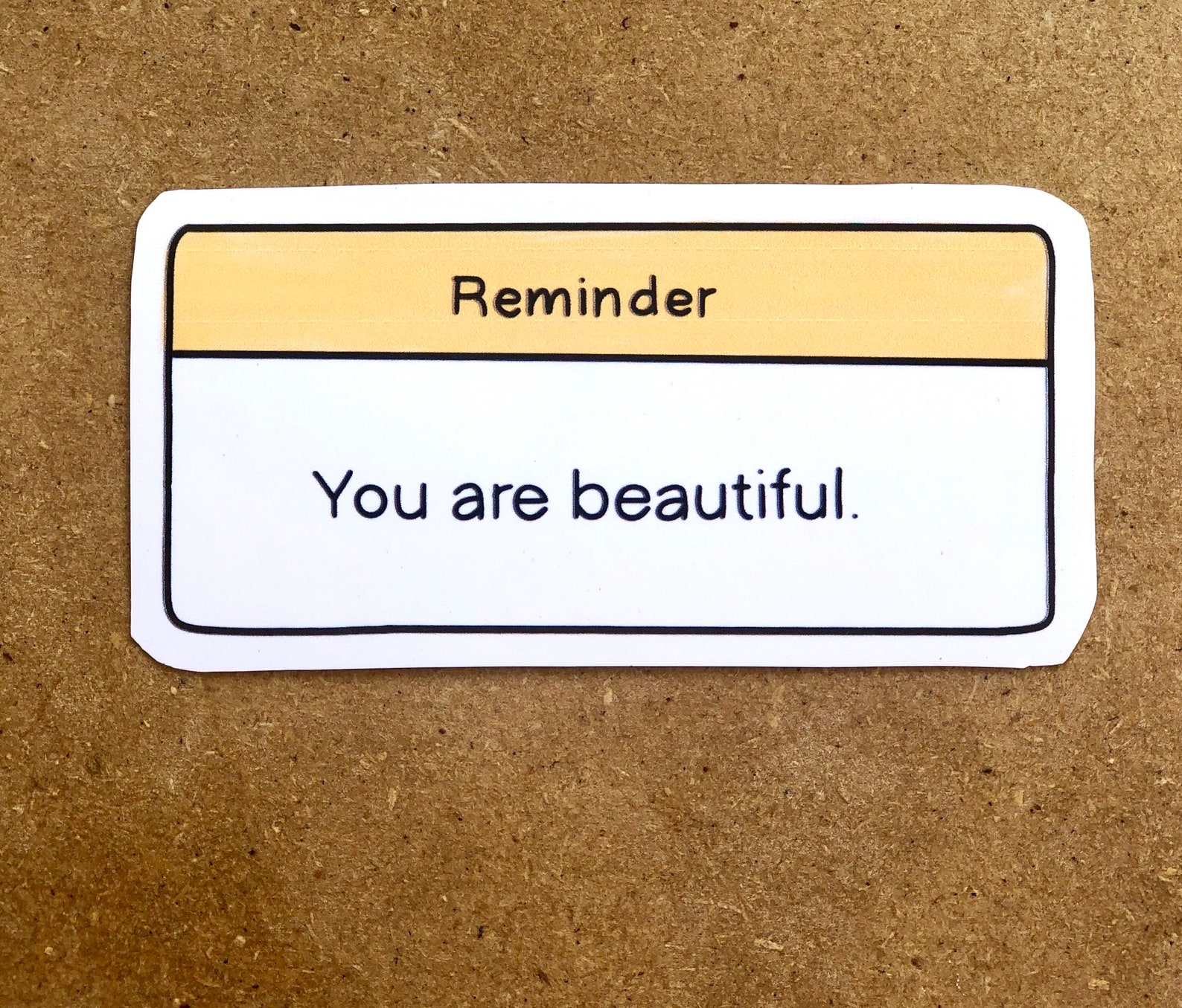 Reminder Collection Stickers You Are Beautiful You Are - Etsy