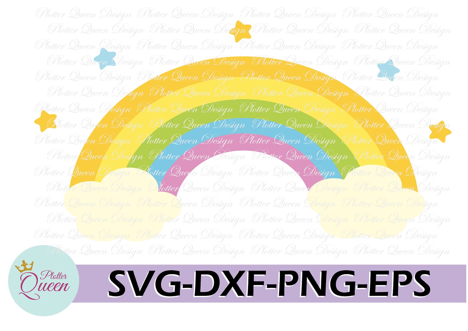 Plotterdatei Regenbogen SVG / Dxf Pdf Silhouette - Etsy.de