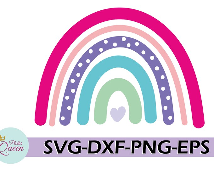 Plotterdatei Regenbogen - Etsy Schweiz