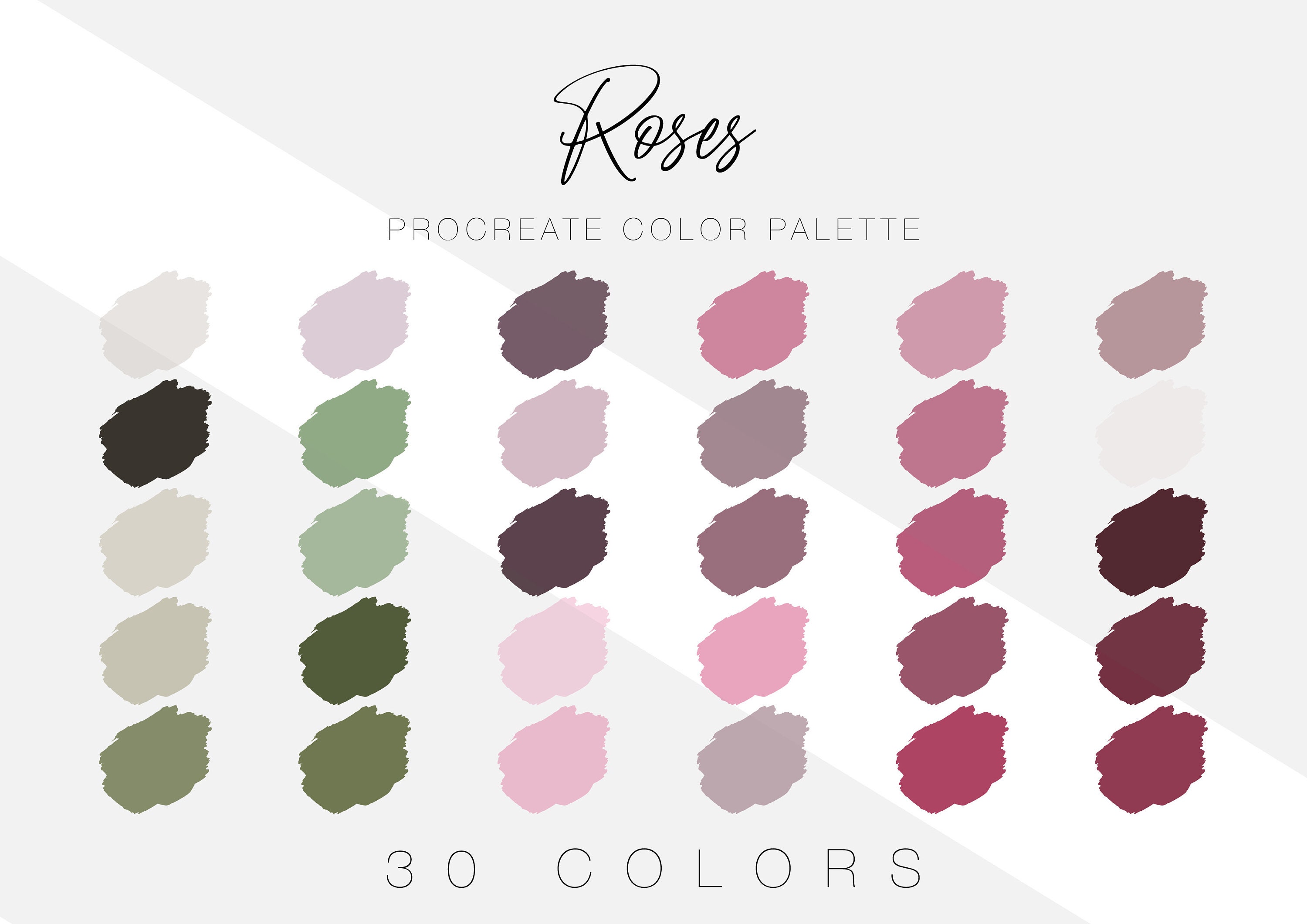 MEGA BUNDLE PACKAGE 690 Color Palette Procreate Swatches - Etsy