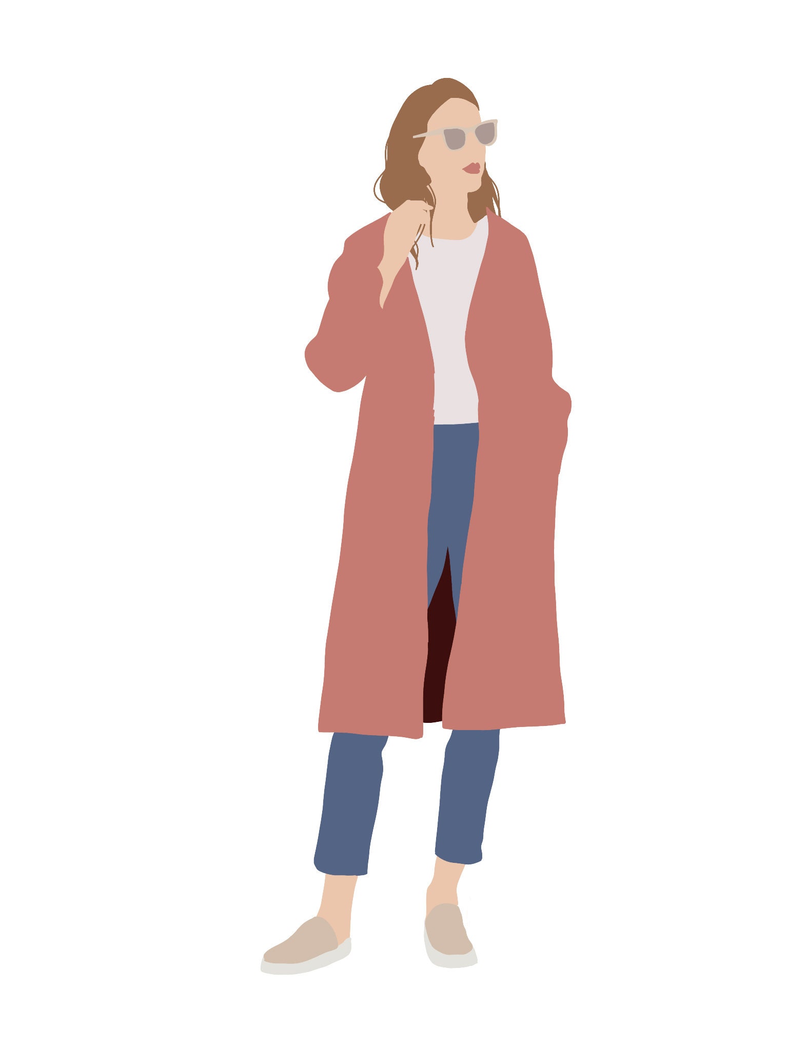 23 People Package Vector Clipart PNG AI Human Person Illustration Woman ...