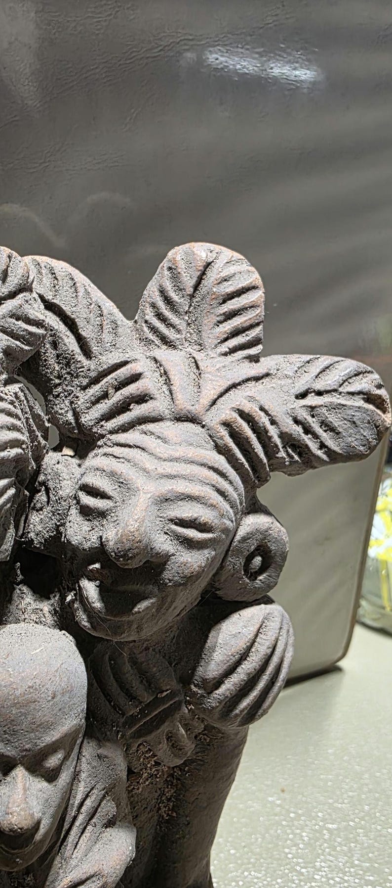 Mayan/aztec Mexican Terra Cotta Statue of Family 6.25" Tall - Etsy