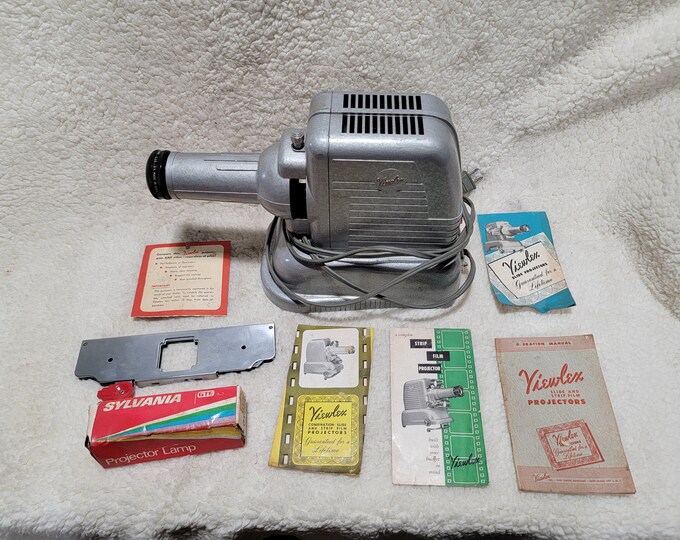 Vintage 1950's Viewlex Slide and Strip Projector With Accessories - Etsy