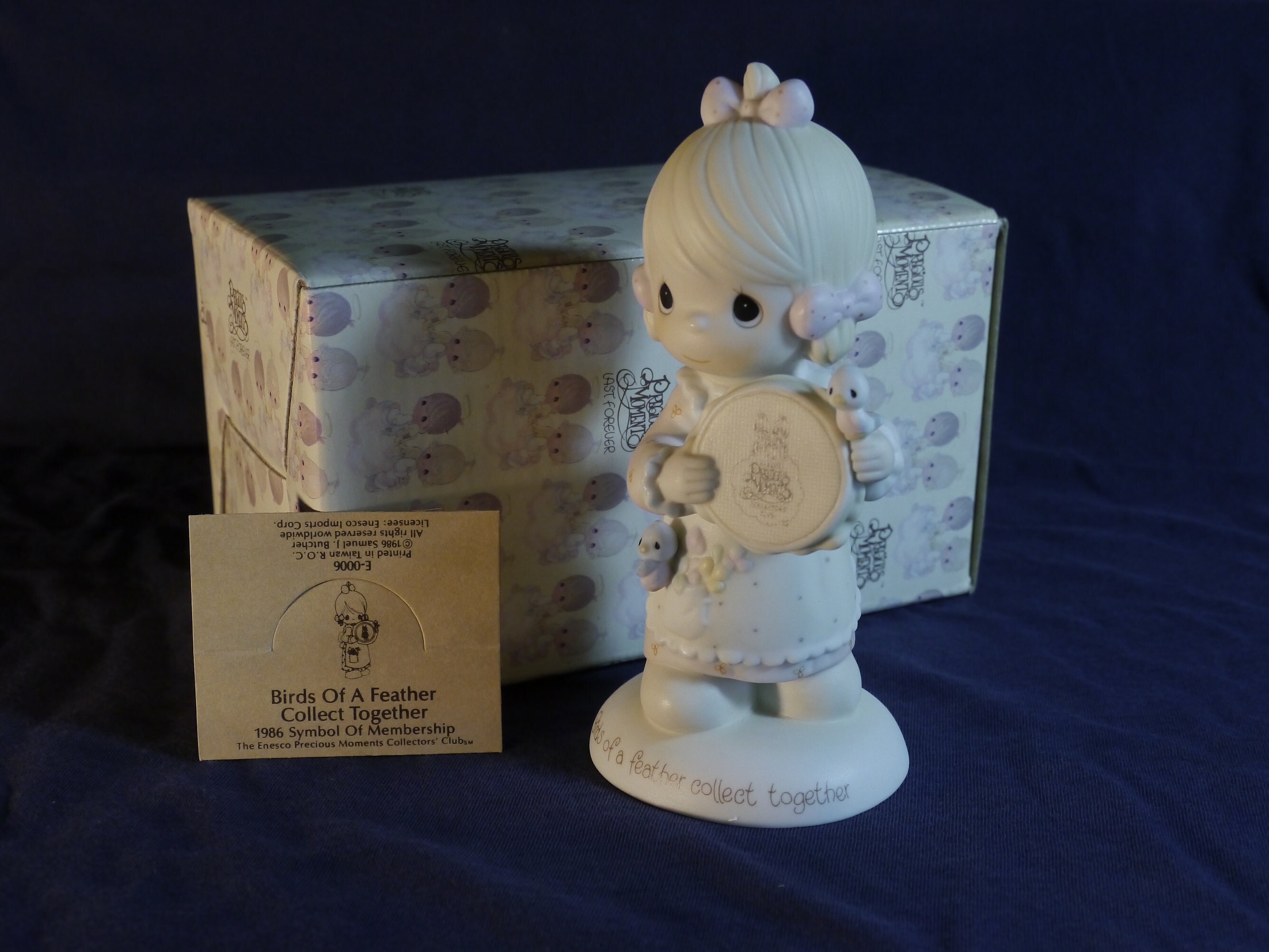 Precious Moments - "birds of A Feather Collect Together" - Etsy