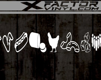 Chicken Wing Song Decal - Etsy