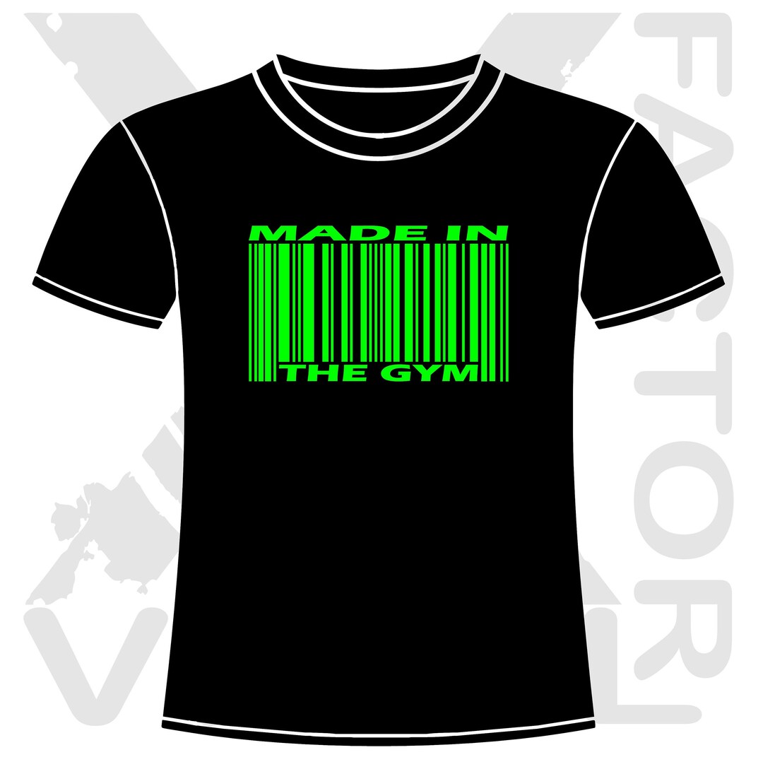 Made in the Gym Tshirt Tons of Colors and Combinations You - Etsy