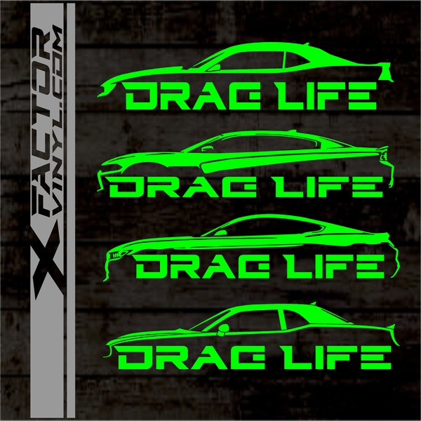 Drag Racing Decal - Etsy