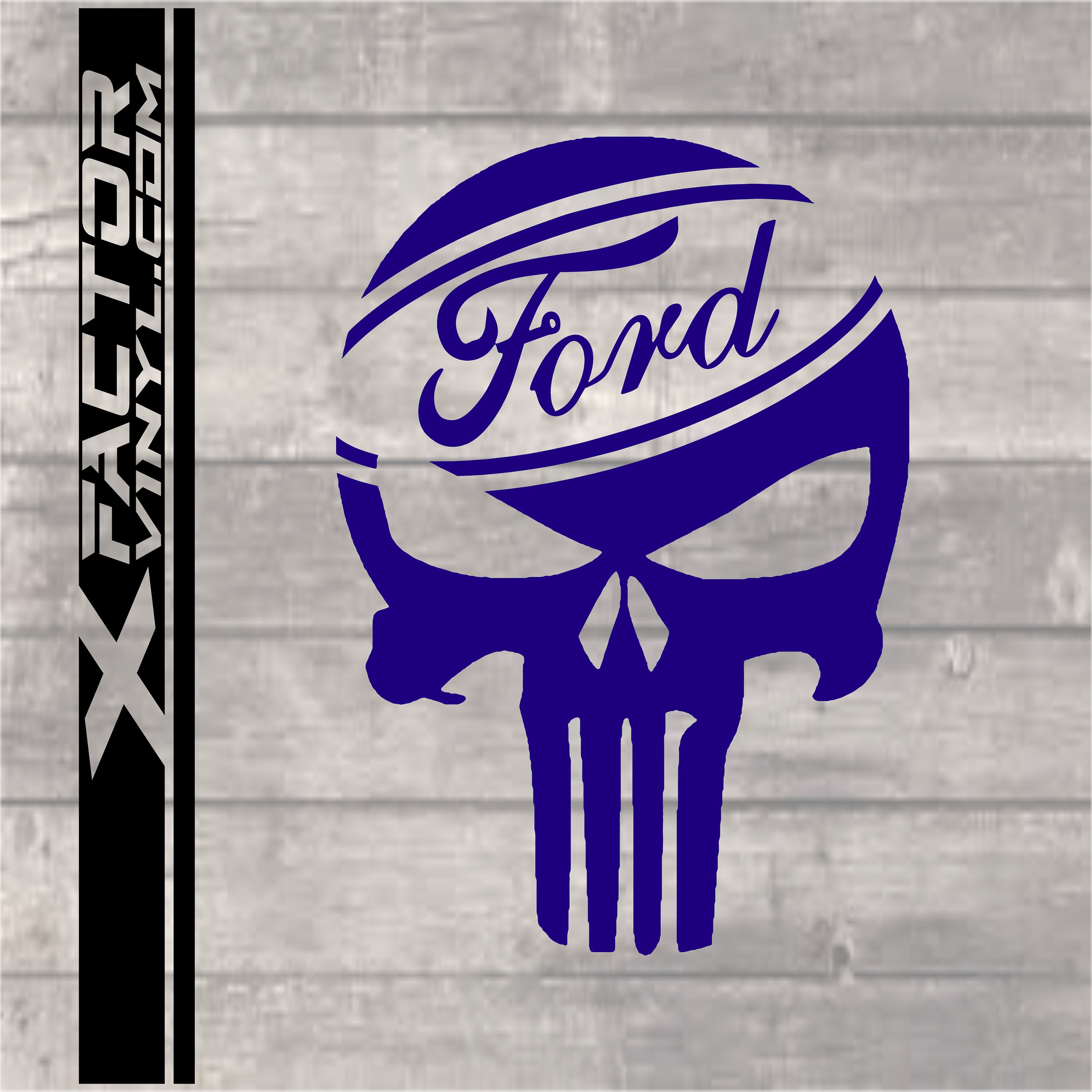Custom F150 Emblems Skull