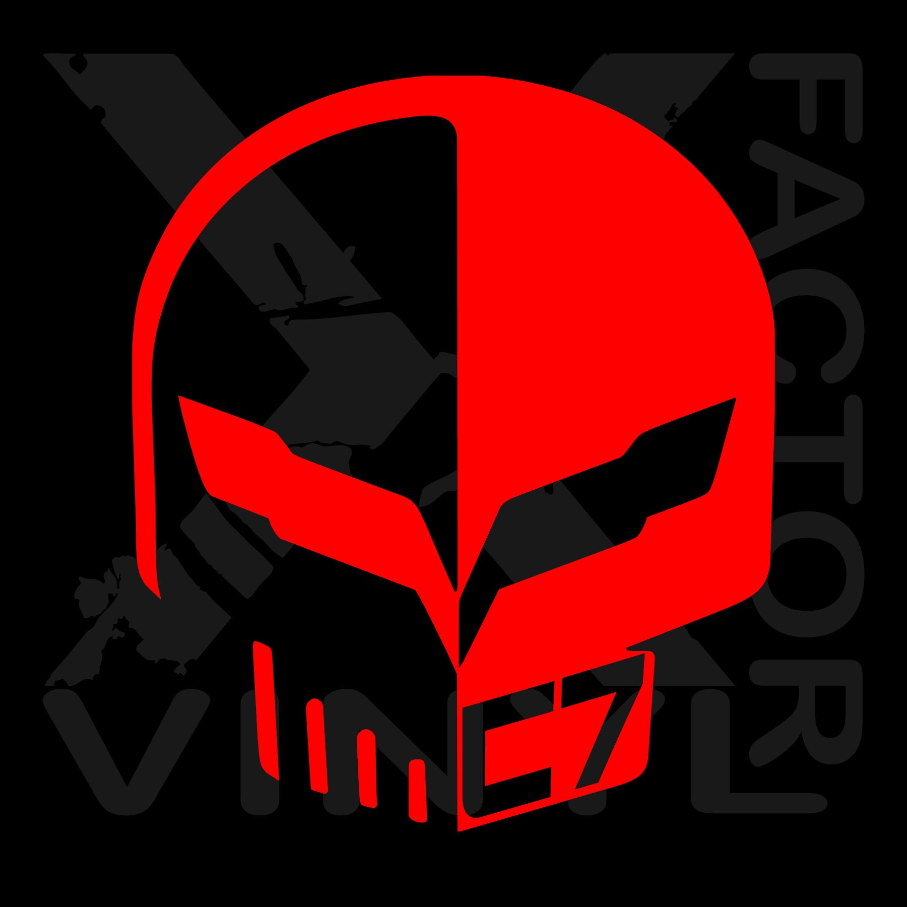 Corvette Racing Skull