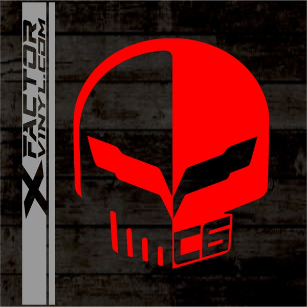 C8 Jake Skull Corvette - Etsy