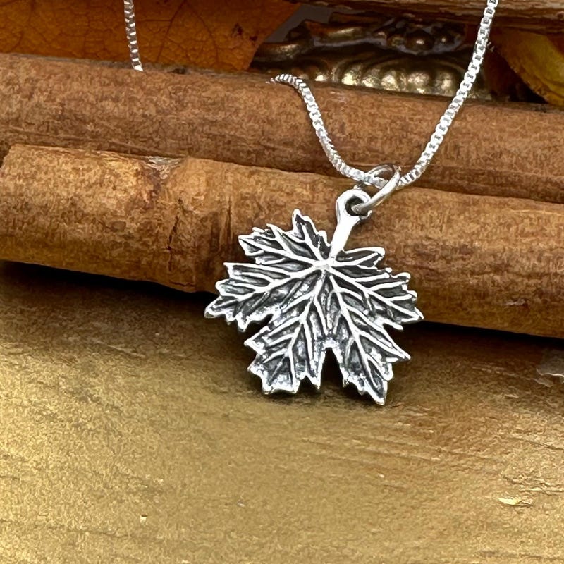 Silver Maple Leaf - Etsy