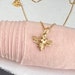 Dainty Bee Necklace - Tiny Silver, Rose or Gold Bee Jewelry, Sparkling ...