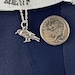 Sterling Silver Raven Necklace - Tiny Raven, Messenger Bird, Raven ...