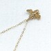 Dainty Bee Necklace - Tiny Silver, Rose or Gold Bee Jewelry, Sparkling ...