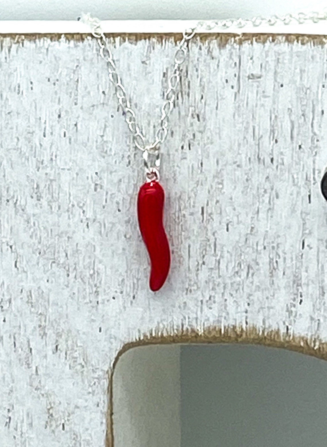 Tiny Gold Hot Chili Pepper Necklace Dainty Red Hot Spicy | Etsy