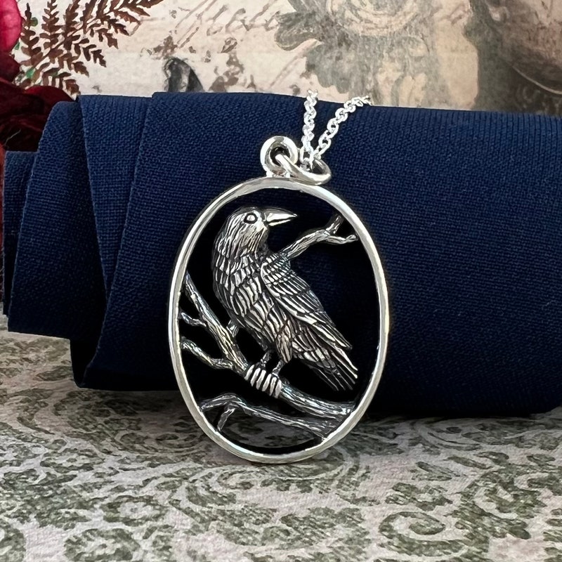 Raven Necklace - Etsy