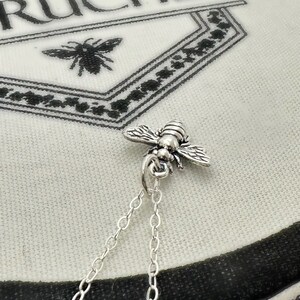 Dainty Bee Necklace - Tiny Silver, Rose or Gold Bee Jewelry, Sparkling ...
