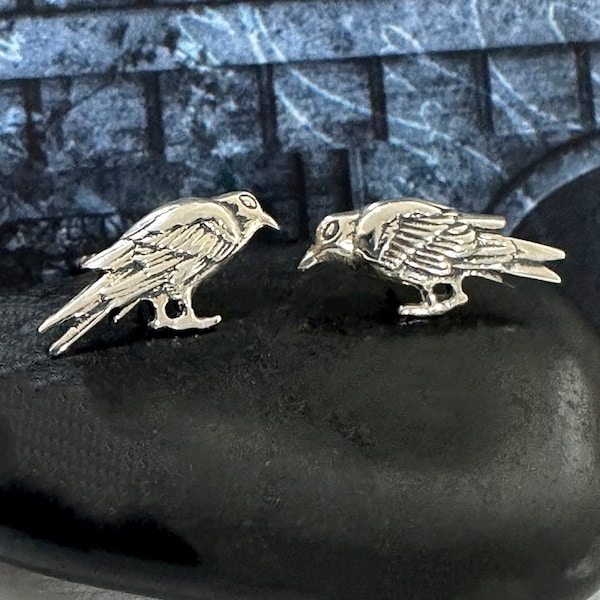 Silver Bird Earrings - Etsy