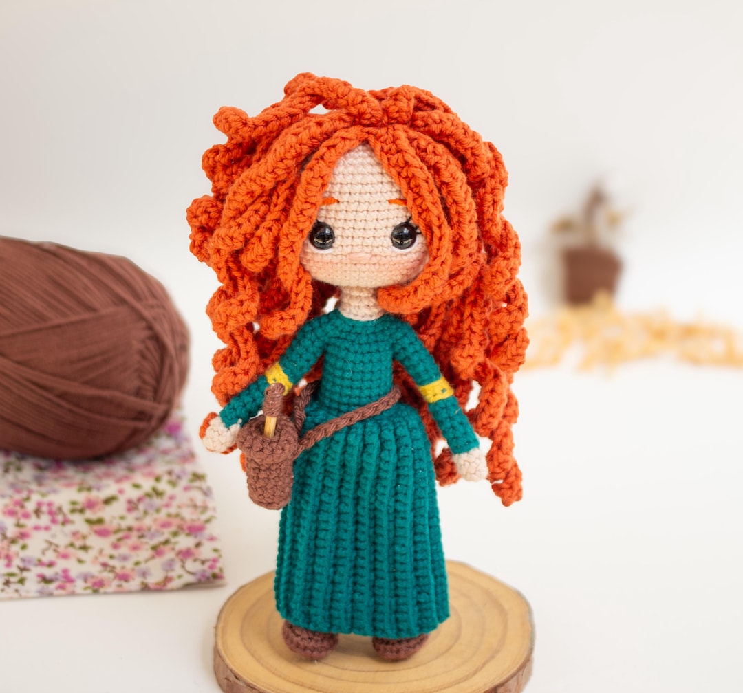 Crochet Pattern Mérida Amigurumi, Pattern Princess PDF English and ...